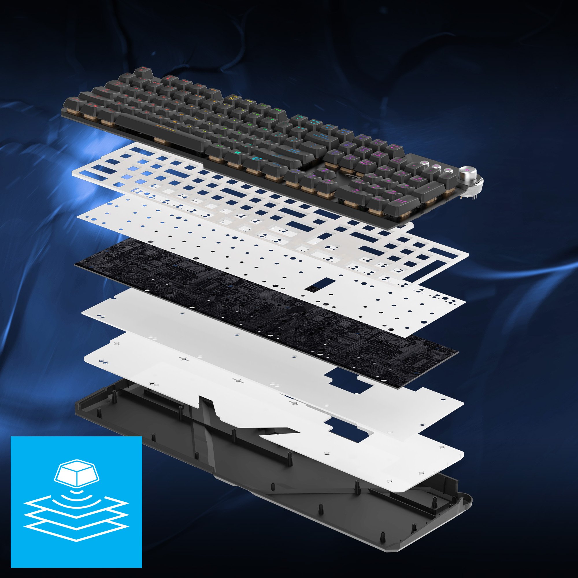 MSI Strike 600 RGB Mechanical Gaming Keyboard - Silent Switches - Newegg.com